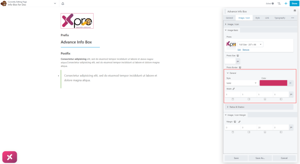 Advance Info Box Module for Beaver Builder - Xpro Addons